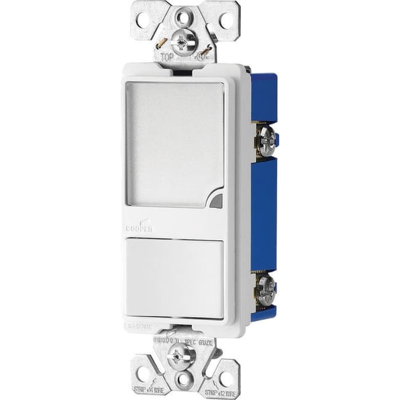 Cooper Wiring 7738W-K-L Box Led Nitelight & Switch- White - Walmart.com