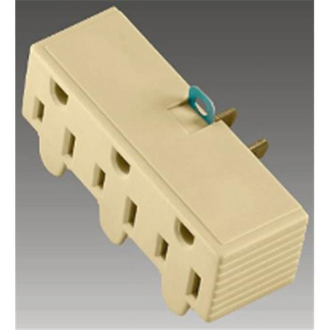 Cooper Wiring BP1219V 15A 125V 3 Outlet Grounding Adapter with Lug ...