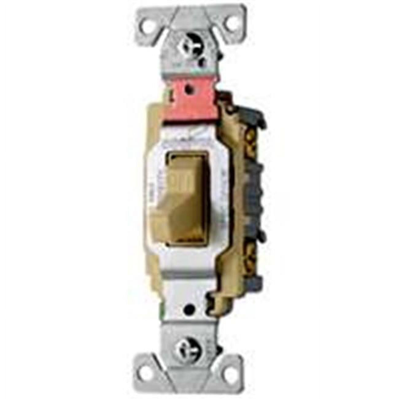 Cooper Wiring CS220V Toggle Light Switch - Ivory - 20A Double - Walmart.com