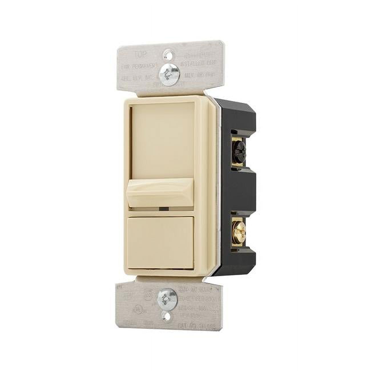 Cooper Wiring Device SUL06P-V-KB-L Full Slide Dimmer CFL LED - Ivory ...