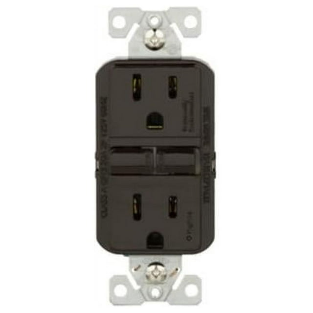 Cooper Wiring Device GF15B 15A 125V GFCI Self Test Duplex Retractable ...