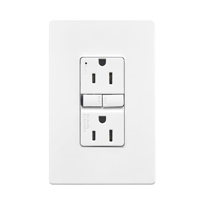 Cooper Wiring Device GF15W-WP GFCI 15A Self-Test Tamper Resistant UL943 ...