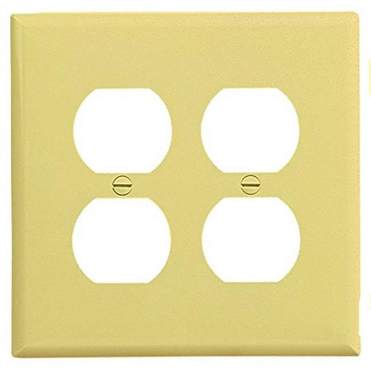 Cooper Wiring Device PJ82V Recept Plate 2 Gang Mid-Size - Pack of 20 ...