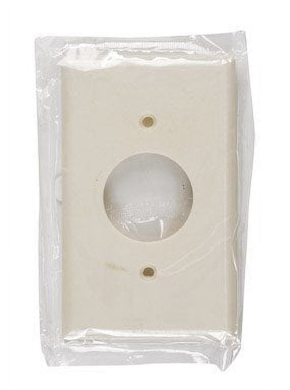 Cooper Wiring Devices 2131LA 1-Gang Single Receptacle Wall Plate, 1.41 ...