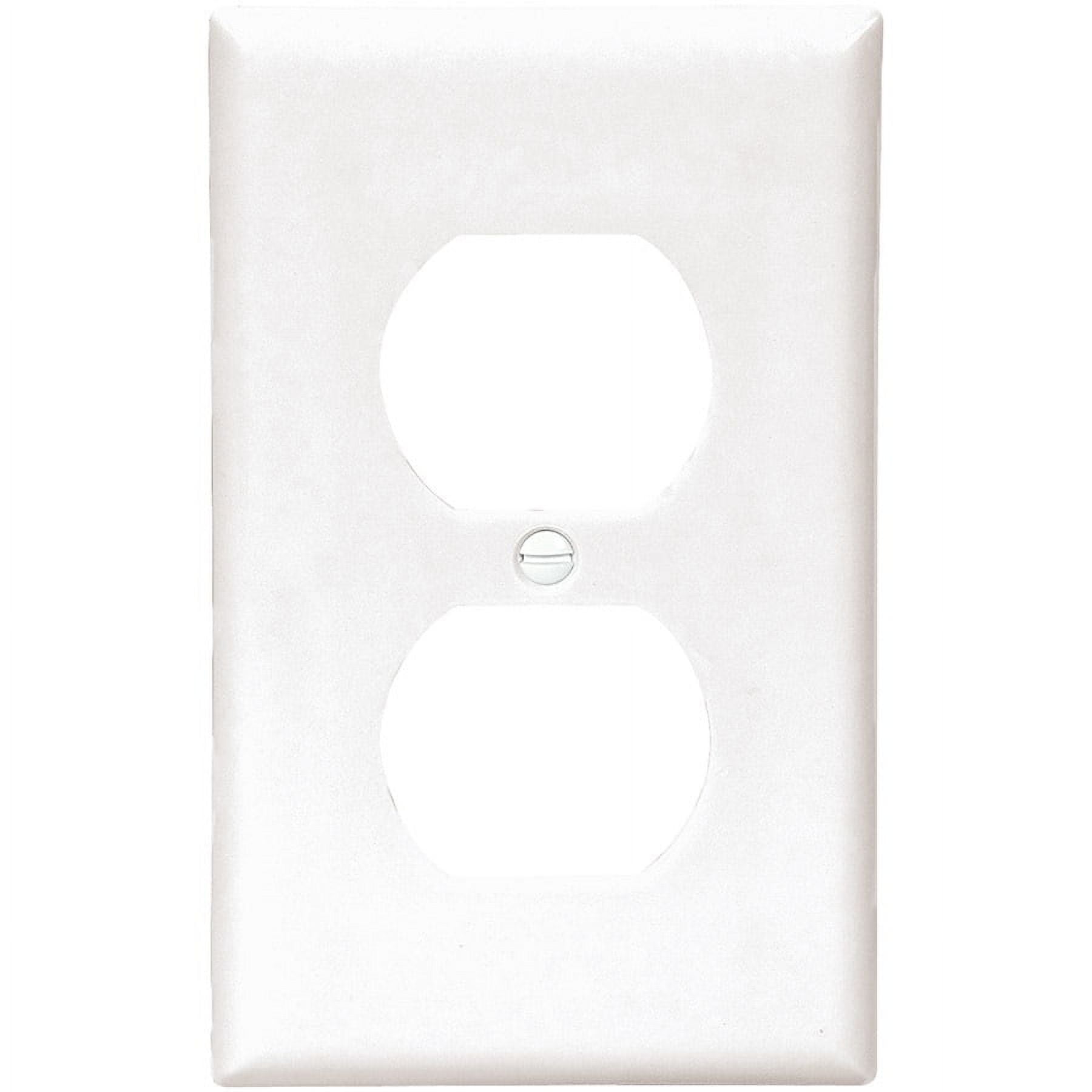 Cooper Wiring Devices 2132W 1-Gang Duplex Receptacle Wall Plate ...