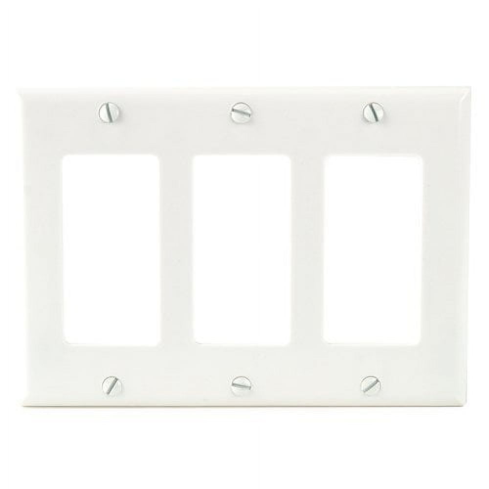Cooper Wiring Devices 2163W 3-Gang Decorator GFCI Rocker Switch Wall ...