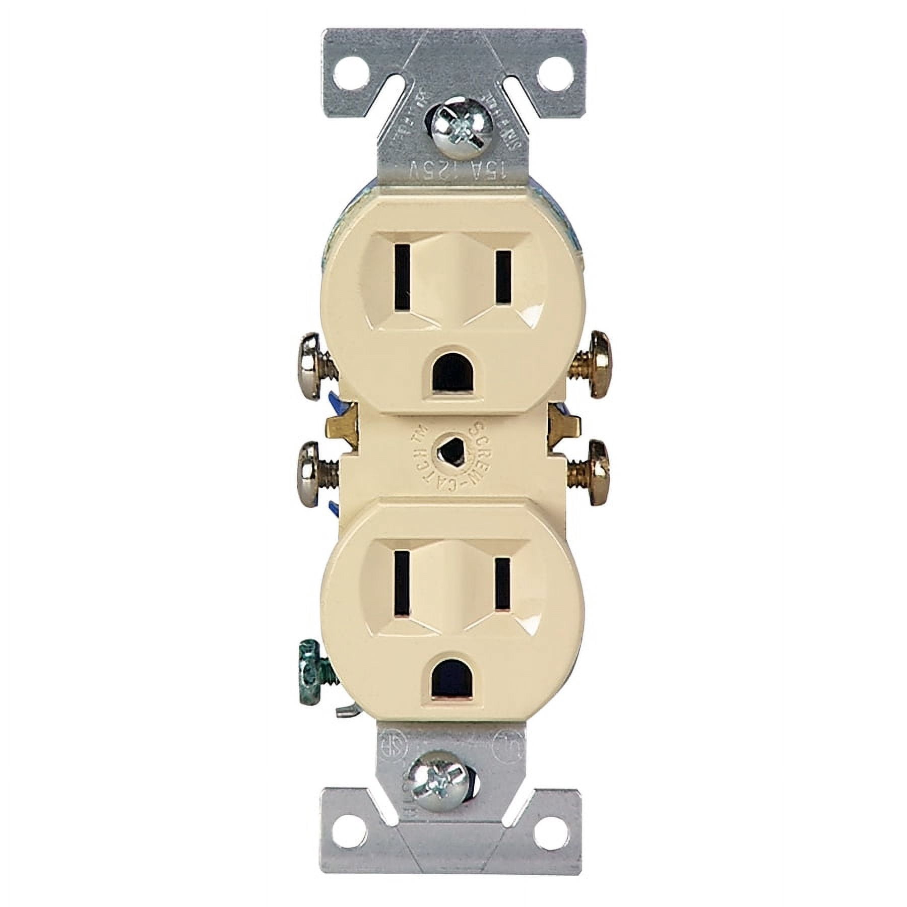 Cooper Wiring Devices 270V Duplex Receptacle 15A 125V, NEMA 5-15R ...