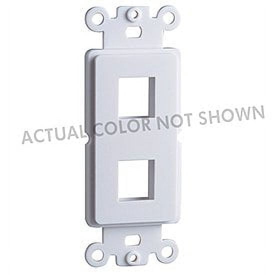 Cooper Wiring Devices 5522-5EA Decora-Style Mounting Strap with 2 Ports ...