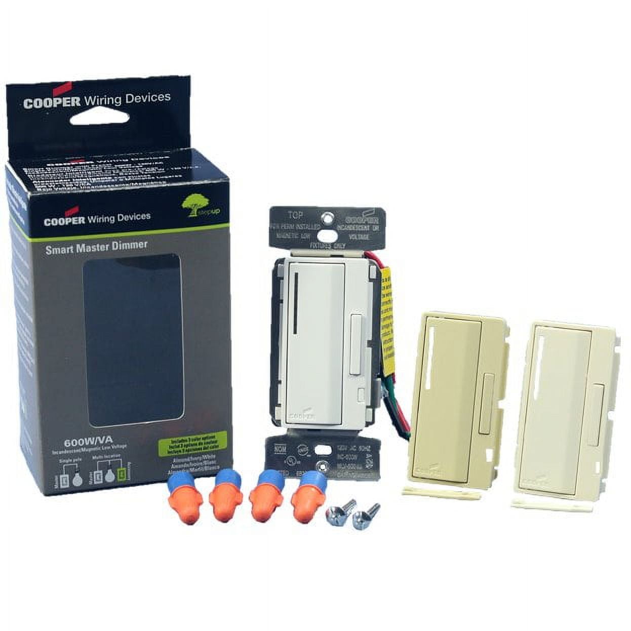 Cooper Wiring Devices AIM06-C1 Master Dimmer for Incandescent and ...