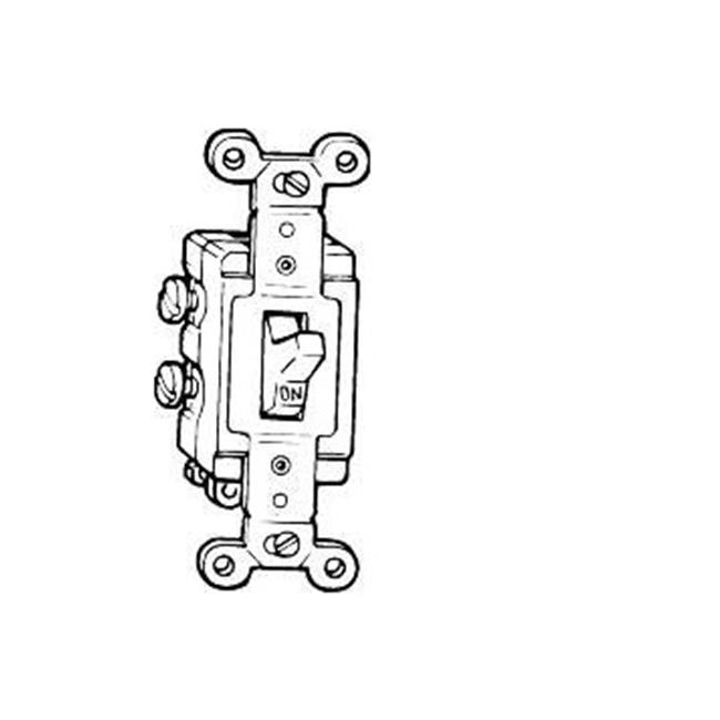 Cooper Wiring Devices CS315V 15A 3-Way Toggle Switch, Ivory - Walmart.com