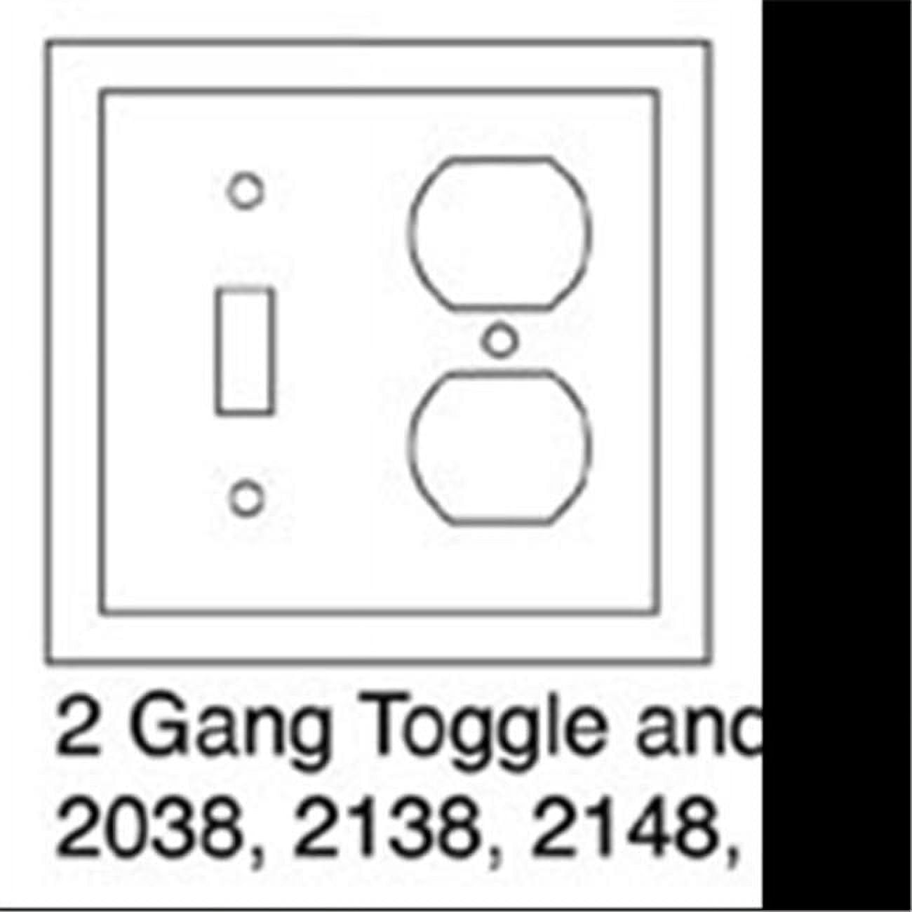 Cooper Wiring Eagle 2138W-BOX White 2 Gang Combo PlatePack of 10 ...