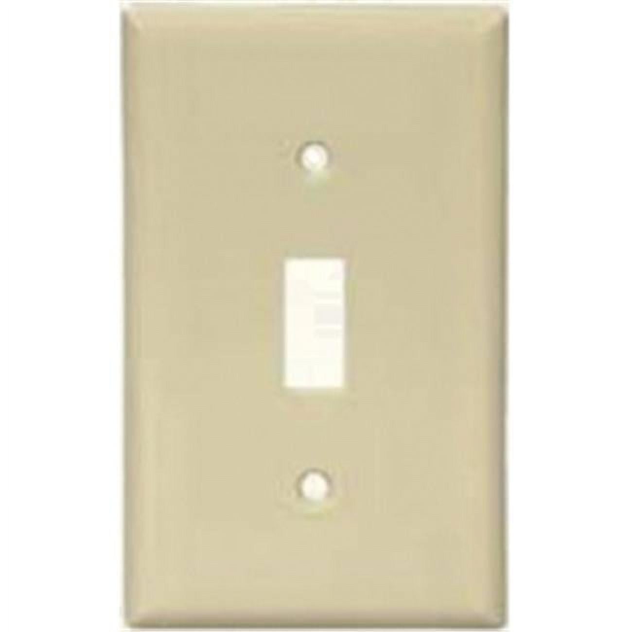 Cooper Wiring - Eagle BP5134V Ivory 1 Gang Switch Plate, Pack of 5 ...