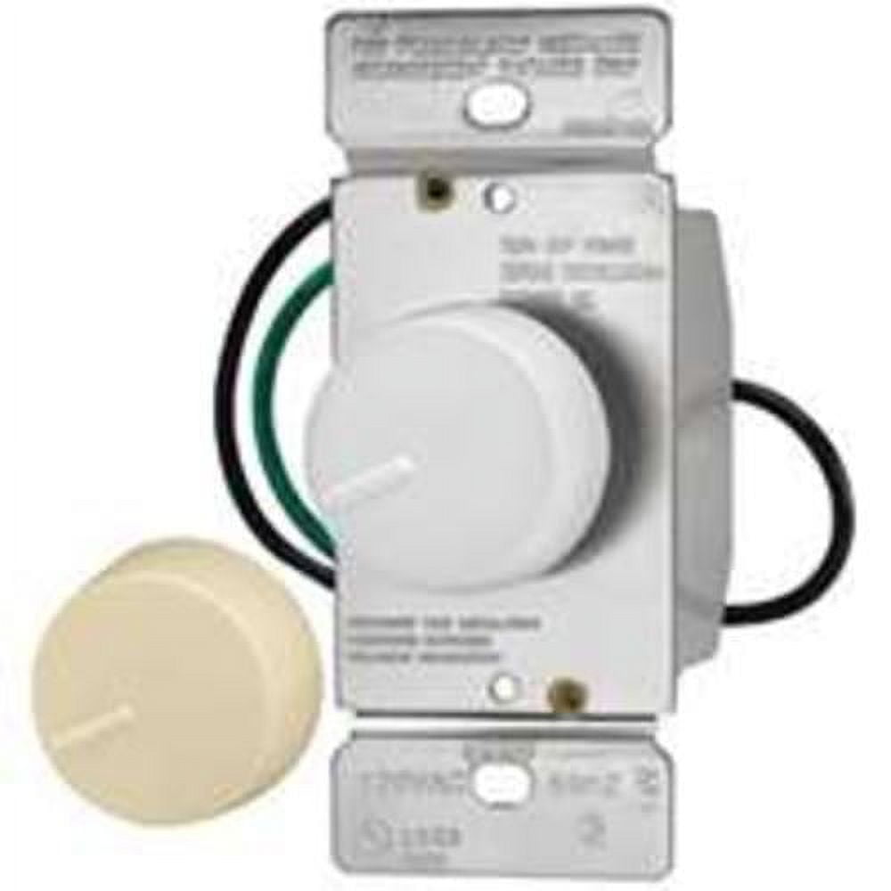 Cooper Wiring RI06P-VW-K2 Preset Rotary Incandescent Dimmer, 600W ...