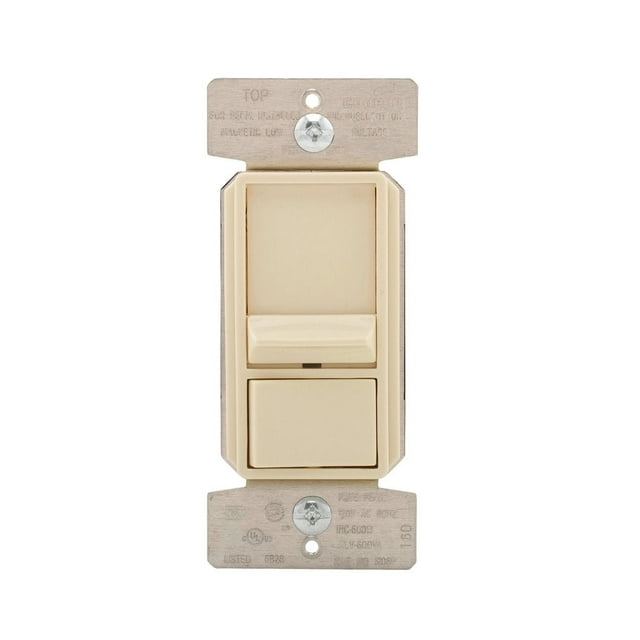 Cooper Wiring SAL06P3-LA-K-L Slide AL Preset Dimmer Switch, 120 Volts ...