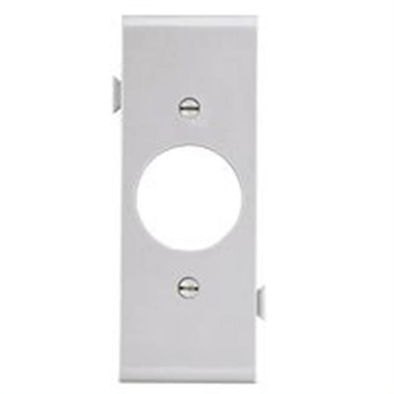 Cooper Wiring STC7W Snap-Tog Single Receptacle Center Plate, White ...