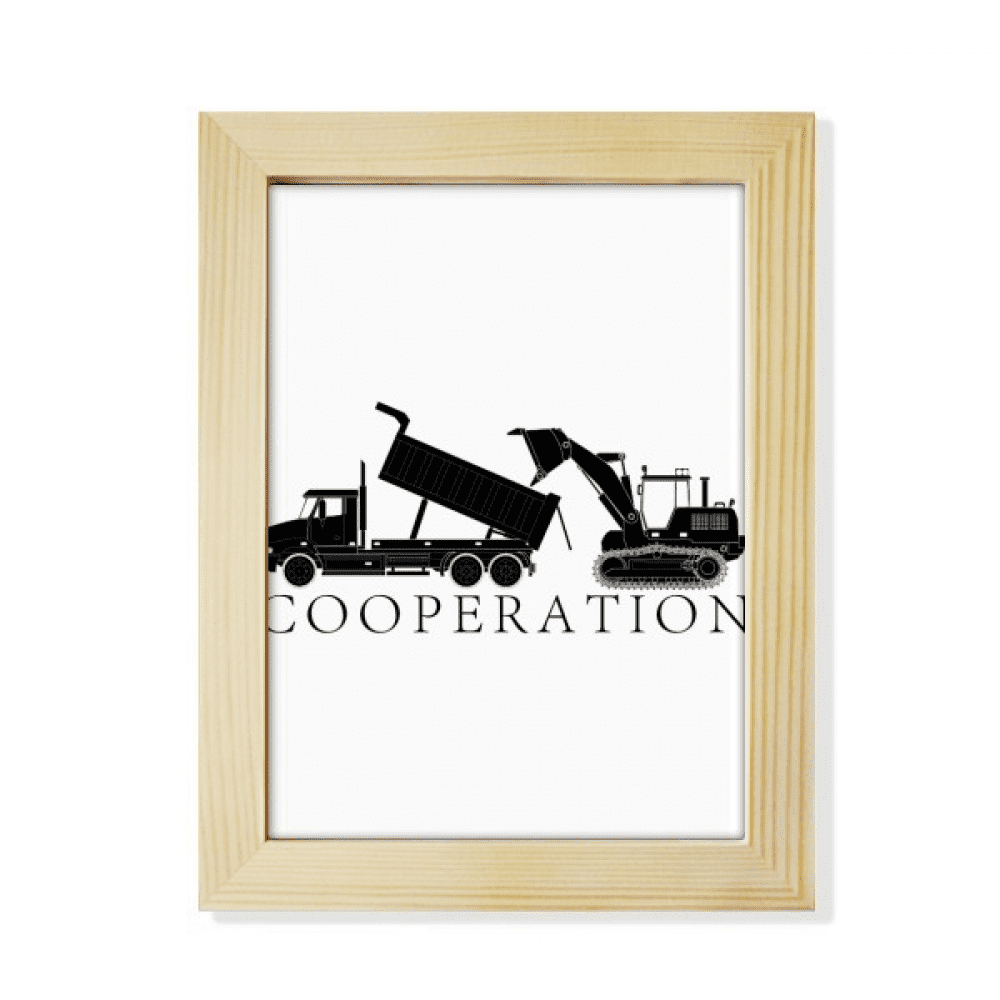 Cooperative Transport Sediment Trucks Desktop Adorn Photo Frame Display ...