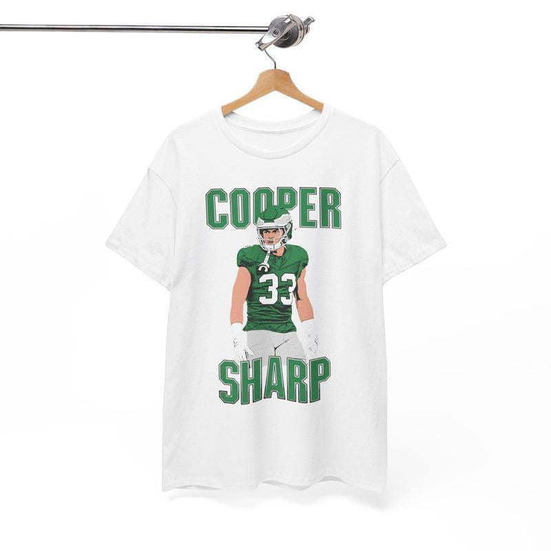 Coopper DeeJean Ph1lly Eagle Cooper Sharp Football 1llustrat1on Sh1rt ...