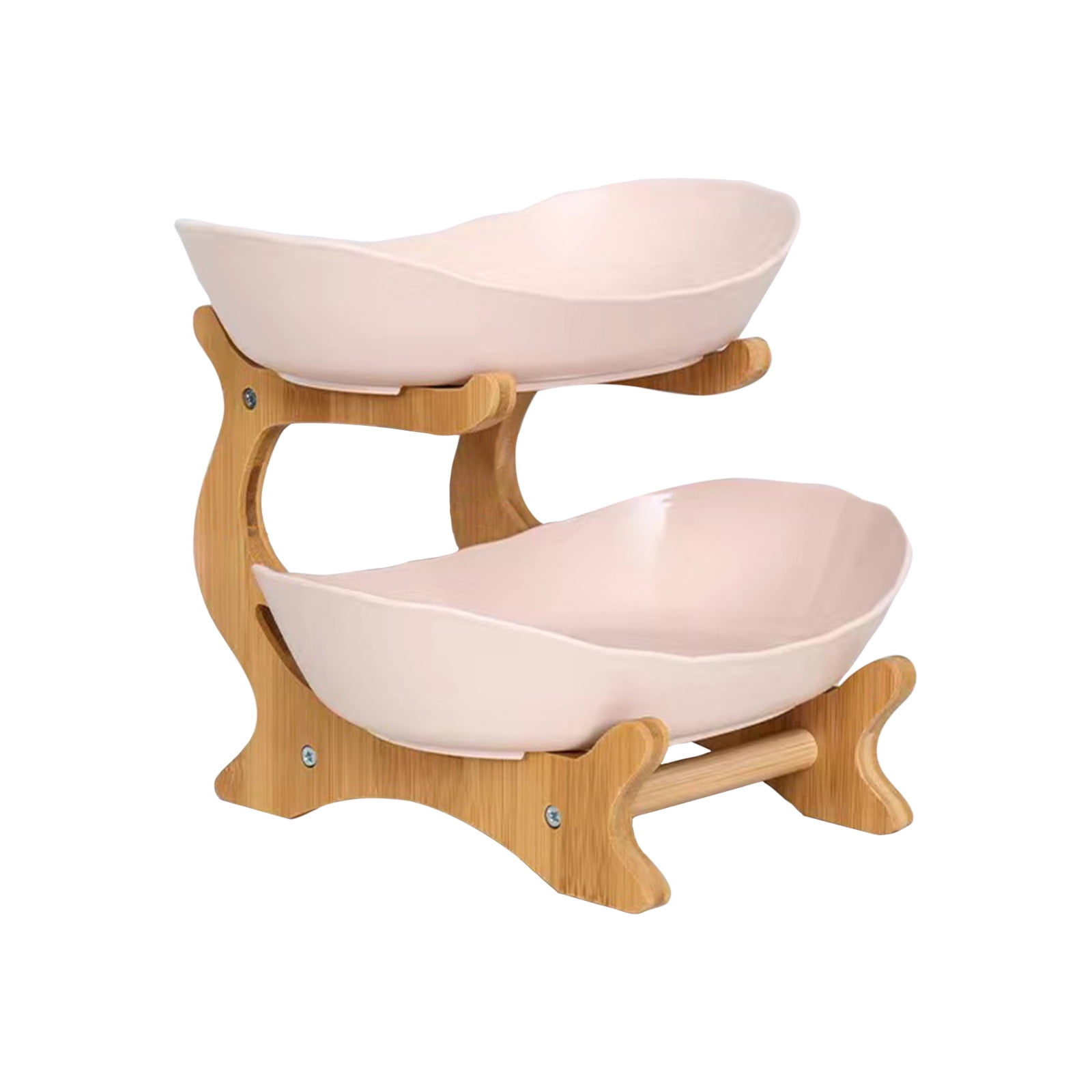 Coorders 2 Tiered Serve Set, 2 Tier Serving Stand Food Display Set ...