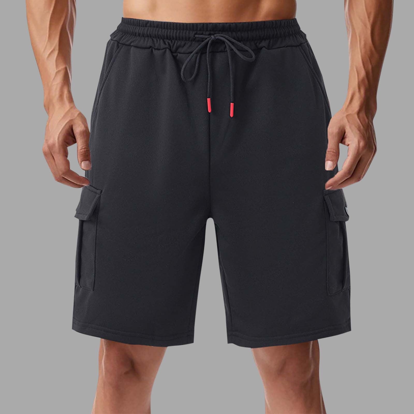 Coorders George Men's Casual Cargo Shorts, Classic Relaxed Drawstring ...