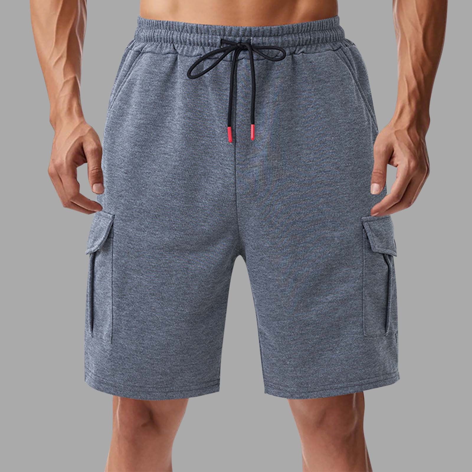 Coorders George Men's Casual Cargo Shorts, Classic Relaxed Drawstring ...