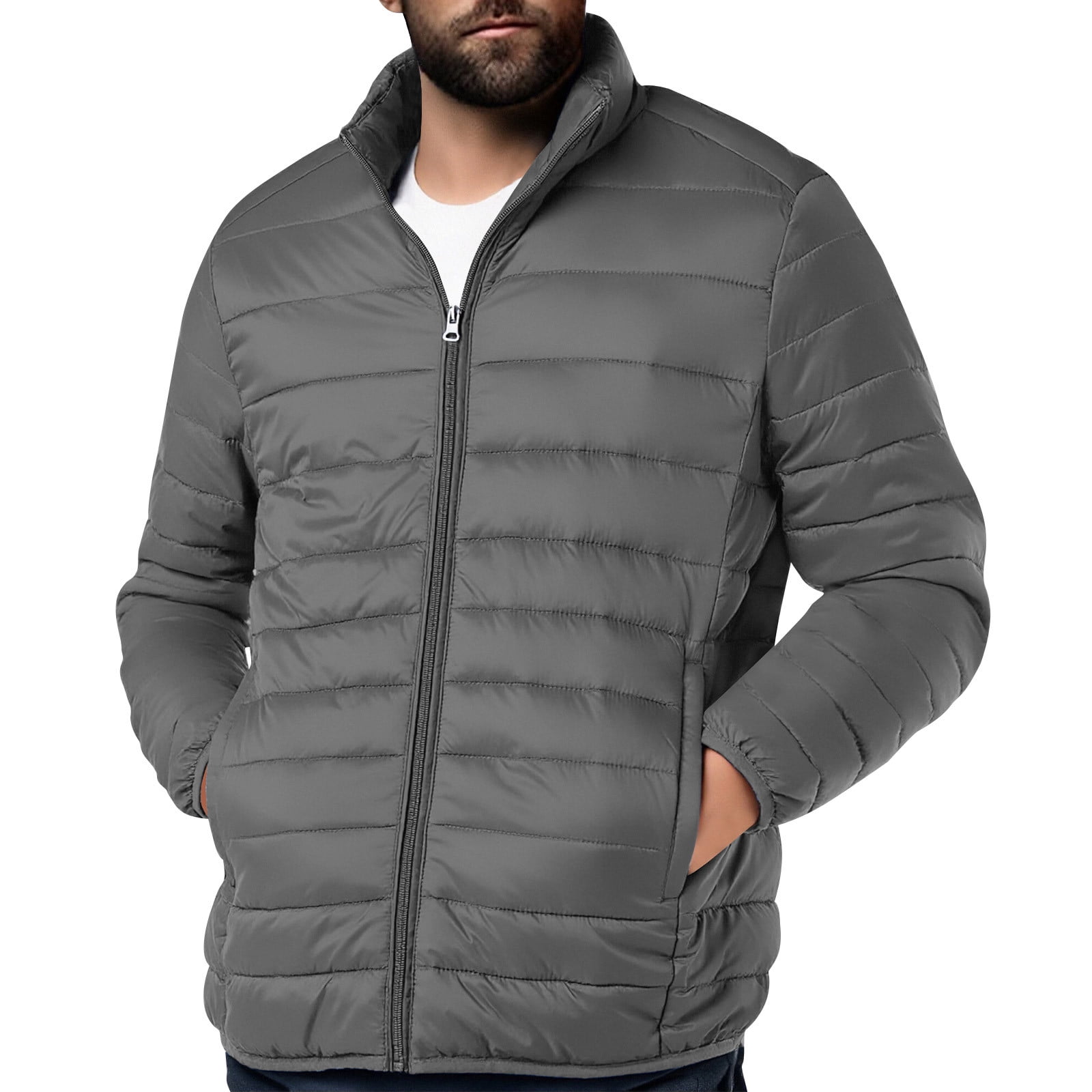Coorders George Men's Puffer Jacket,Warm Lightweight Winter Jackets for ...