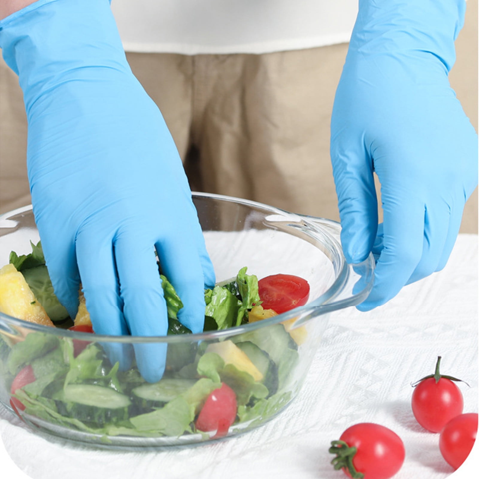 Coorders Gloves Disposable Heavy Duty Nitrile Gloves Medium Disposable ...