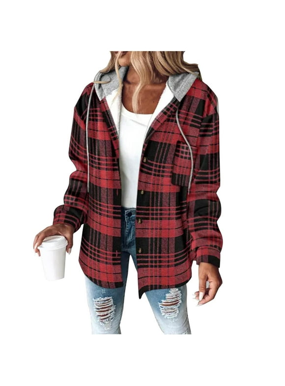 Womens Shackets in Womens Coats - Walmart.com