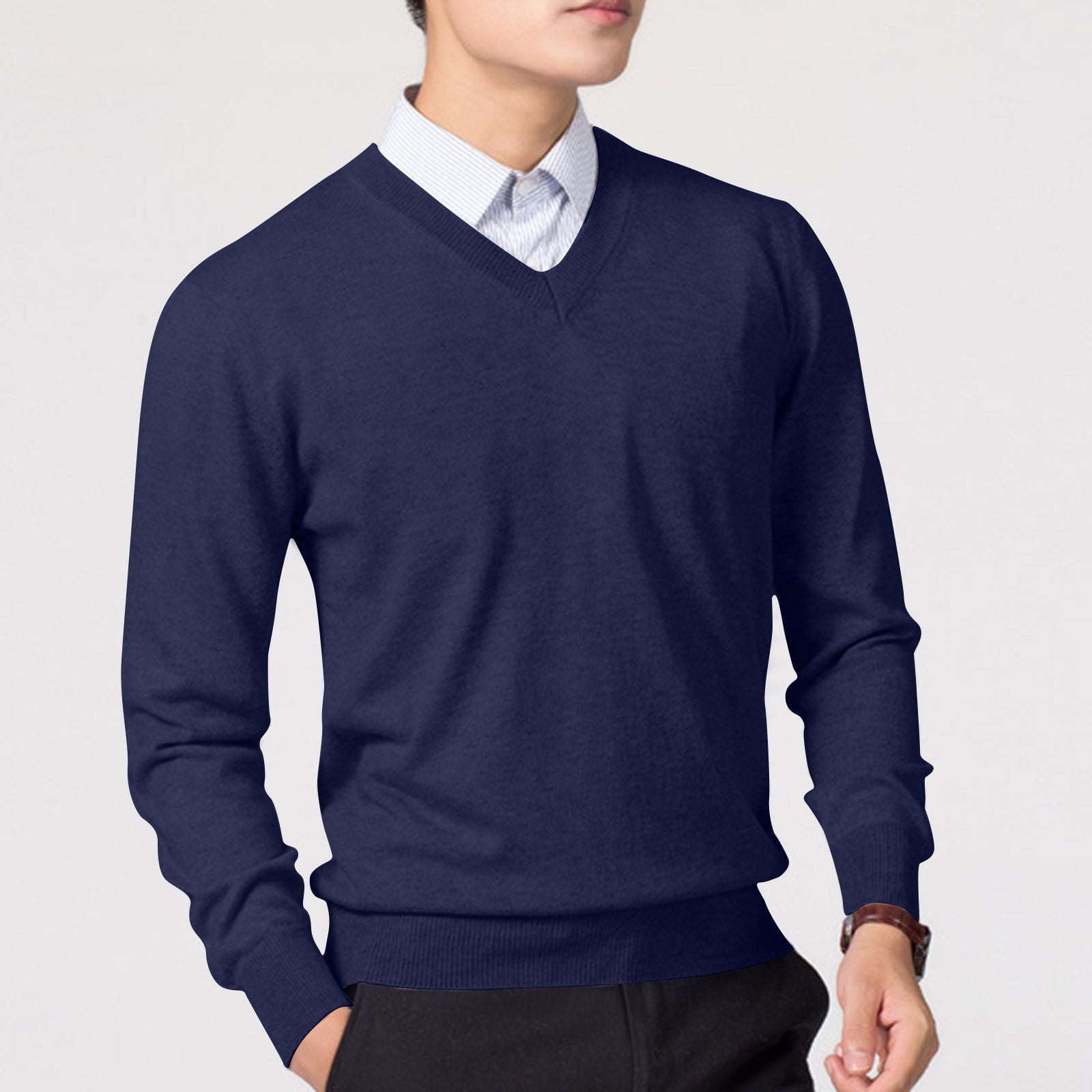 Coorders hanes Men's Crewneck Sweater, Mens Pullover Sweater Soft ...
