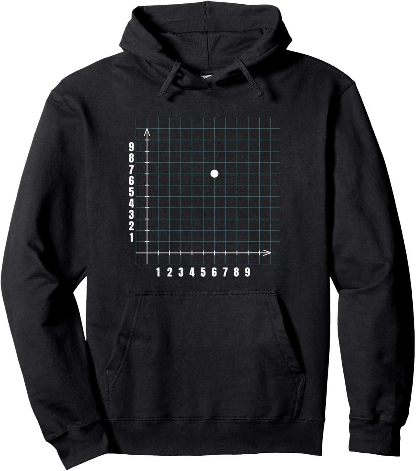 Coordinate (6,7) Funny Math Teacher 67 Cartesian Grid Point Pullover ...