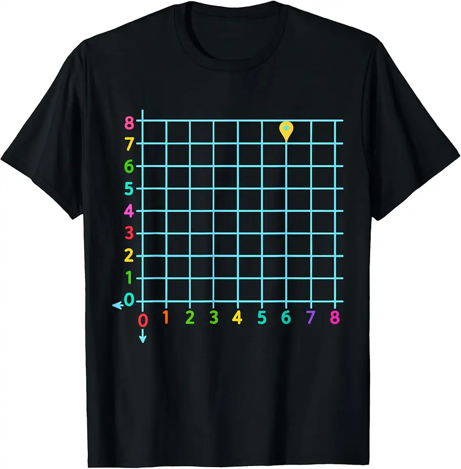 Coordinate (6,7) Funny Math Teacher 67 Math Lover Boys Kids T-Shirt ...