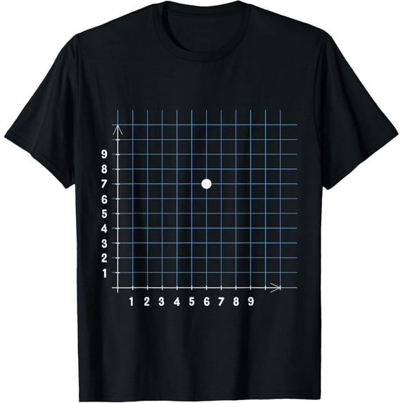 Coordinate (6,7) Math Teacher Funny Math Joke Mens T-Shirt - Walmart.com