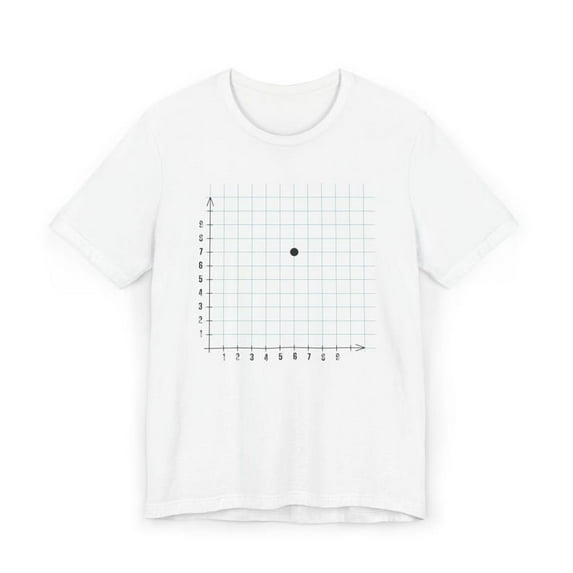Coordinate (6,7) Math Teacher T-Shirt: Funny Math Joke Tee - Walmart.com