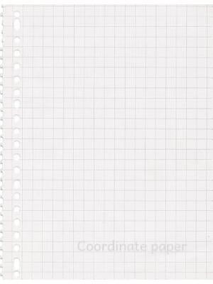 Coordinate paper : Quad Rule graph paper,8.5 x 11 (5x5 graph paper) 100 ...