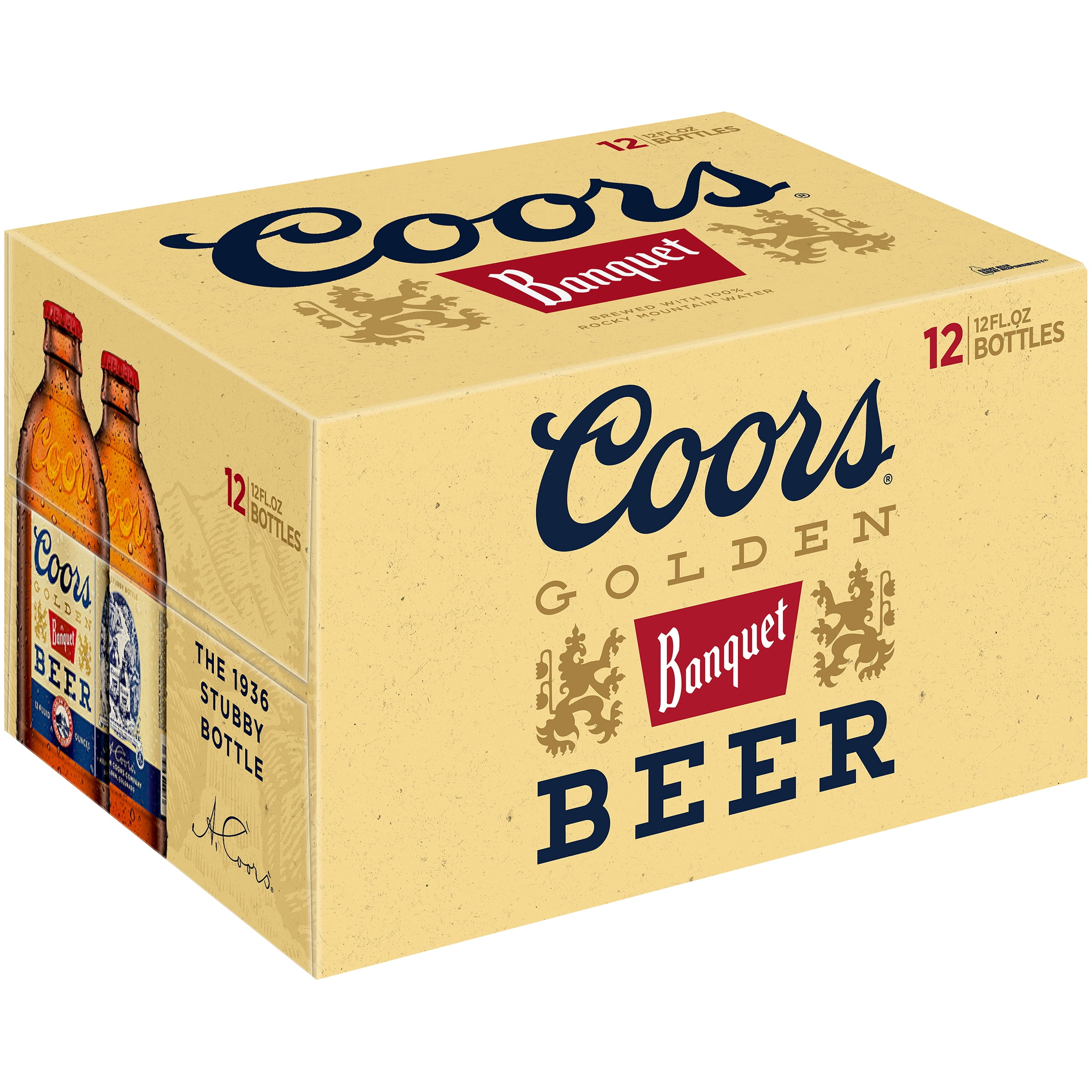 Coors Banquet Beer, 12 Pack, 12 fl oz Glass Bottles, 5.0% ABV - Walmart.com
