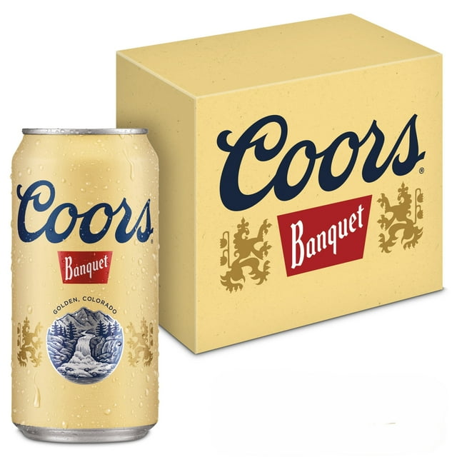 Coors Banquet American Lager Beer, 30 Pack, 12 fl oz Aluminum Cans, 5.0 ...