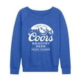 Coors Banquet - Born In The Rockies - Women's French Terry Long Sleeve ...