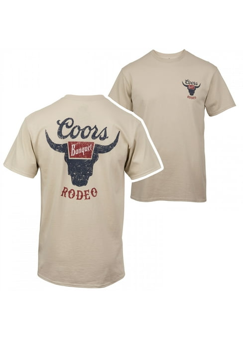 Coors Rodeo Front and Back Print T-Shirt-XLarge - Walmart.com