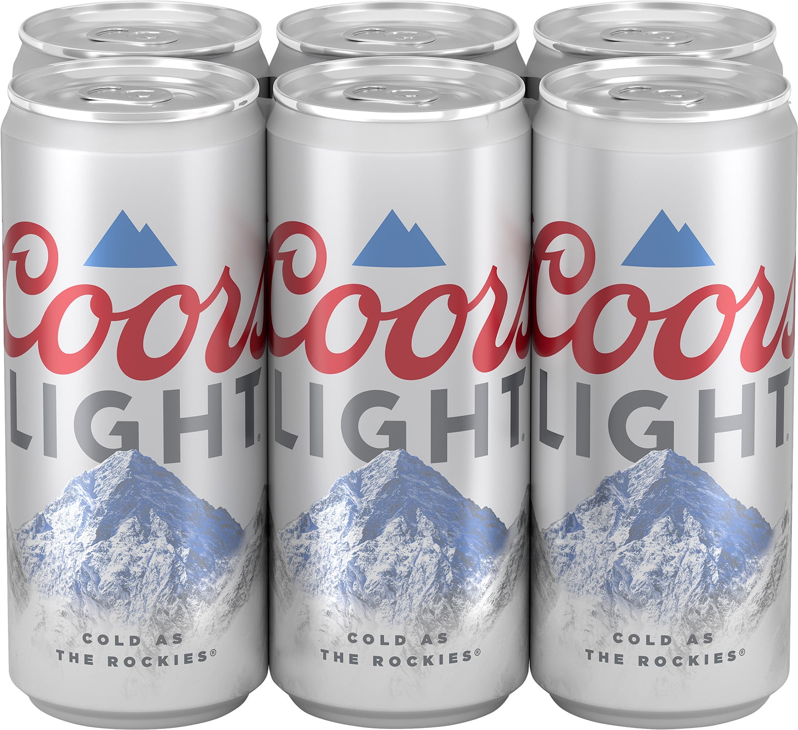 Coors Light Lager Beer, 6 Pack, 10 fl oz Aluminum Cans, 4.2% ABV ...