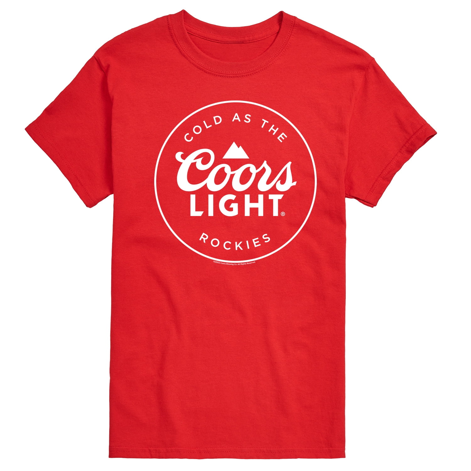 Coors Light - Logo Badge - Men's Short Sleeve Tee - Walmart.com