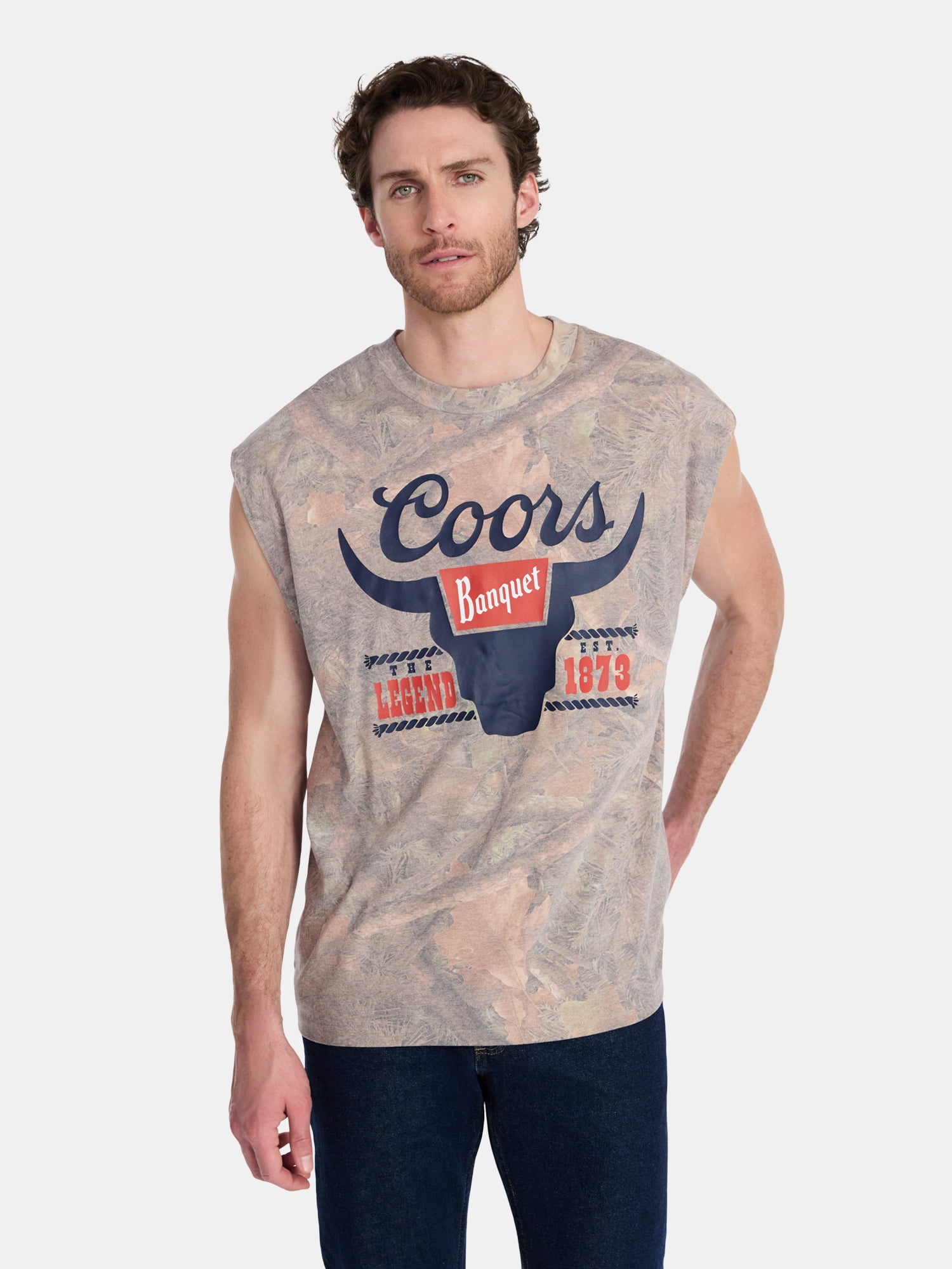 Coors Men's & Big Men's Graphic Muscle Tank Top, Sizes XS-5XL - Walmart.com