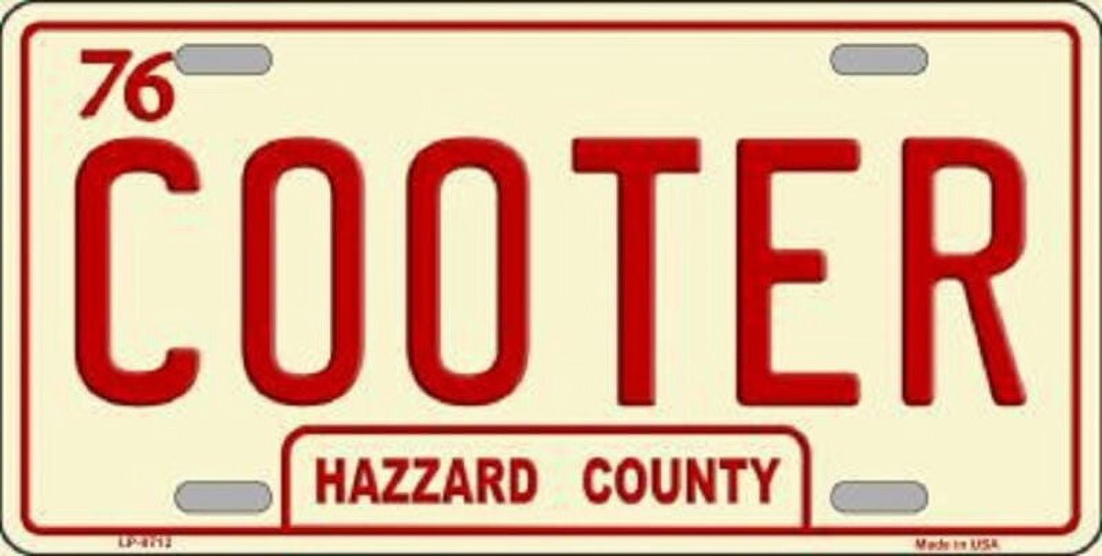 Cooter Metal Novelty License Plate Tag - Aluminum ( 12 inch x 6 inch ...