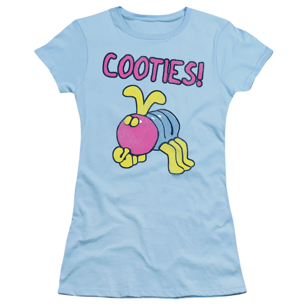 Cootie Ive Got Cooties S/S Junior Women's T-Shirt Sheer Light Blue ...