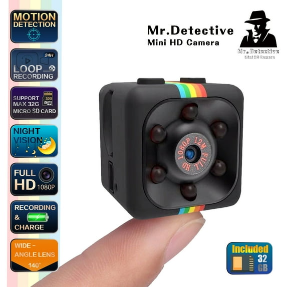 Cop Cam As Seen On TV - Mini Wireless Camera - SendCord 1080P Hidden ...