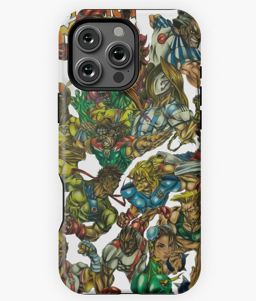 Copa America Street Fighter Game Fan Phone Case for iPhone 16 15 14 13 ...