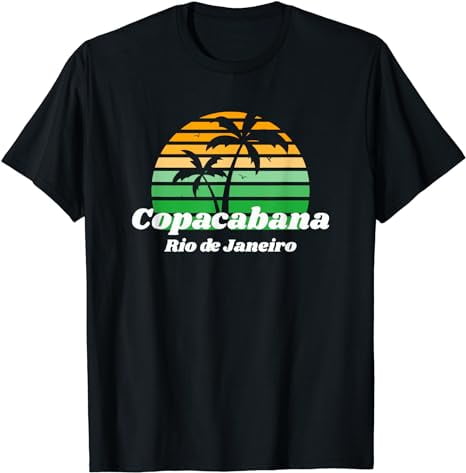 Copacabana Beach - Rio De Janeiro - Brasil T-Shirt - Walmart.com