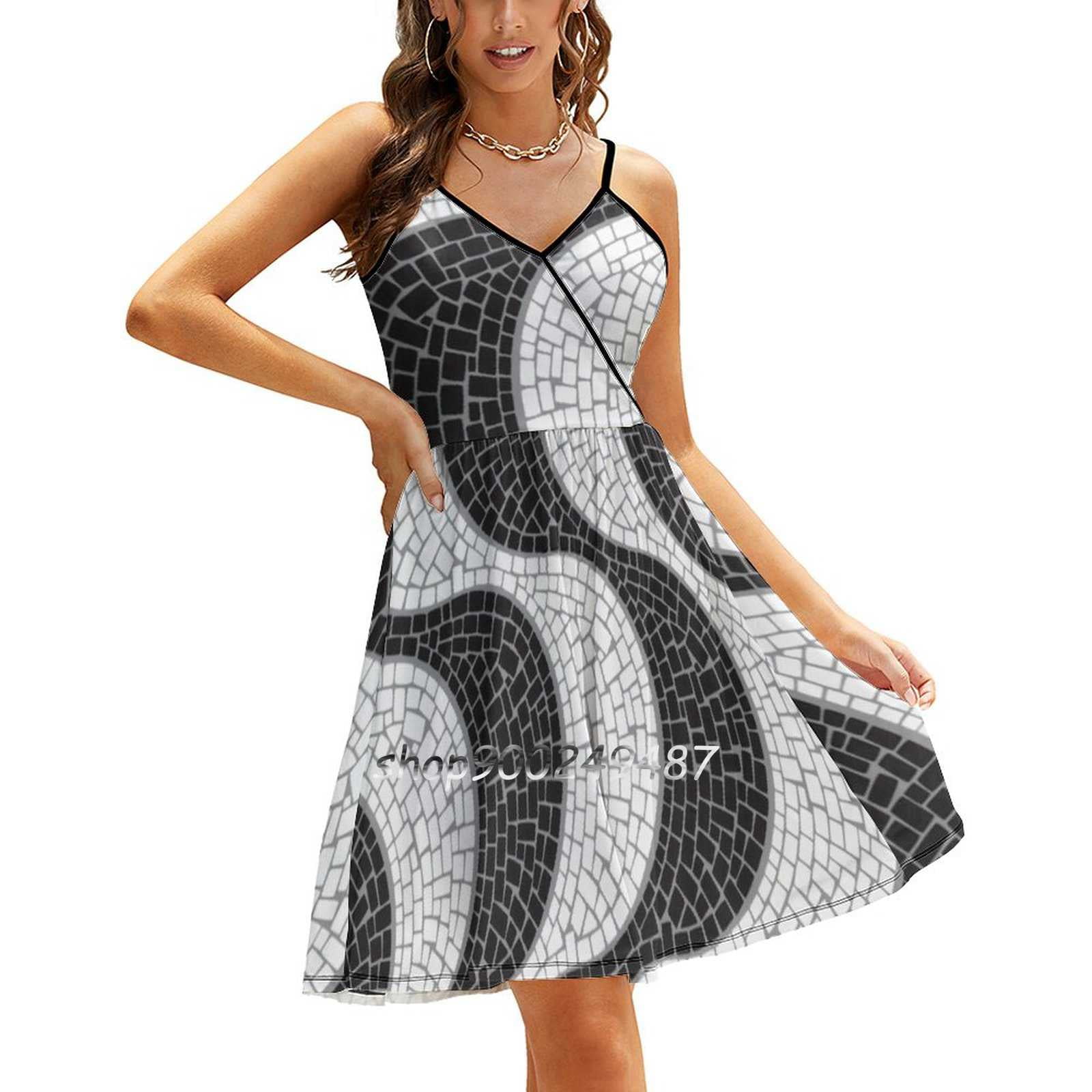 Copacabana Sweetheart Knot Flared Dress Fashion Design Large Size Loose ...