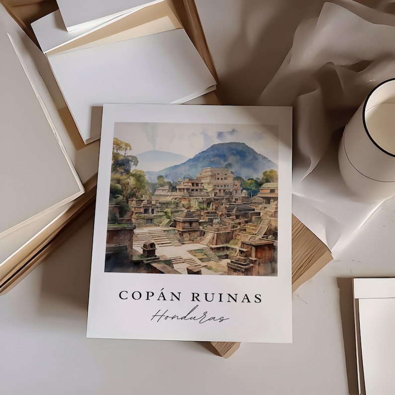 Copan Ruins Honduras Wall Art, Copan Ruins Poster, Wedding or Birthday ...