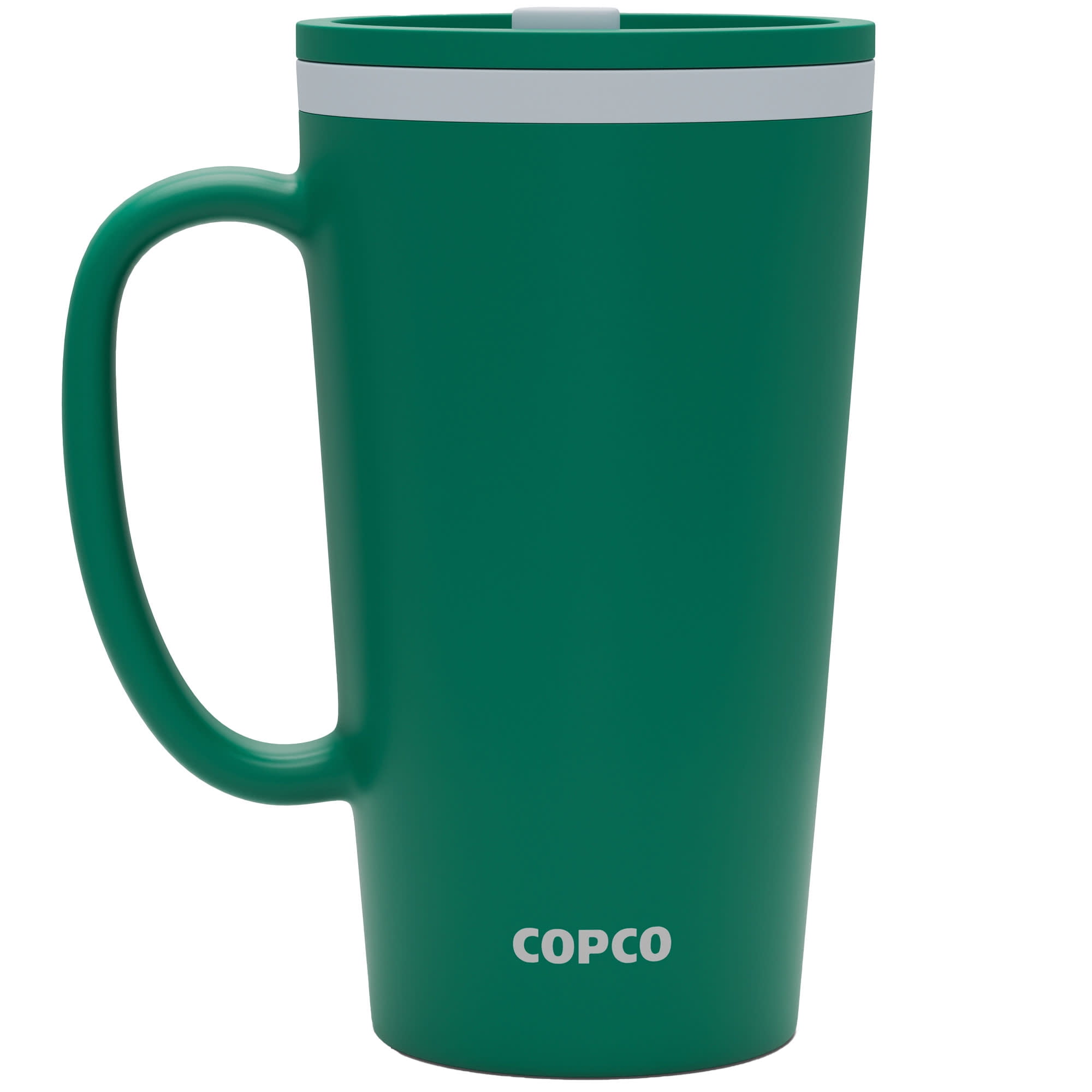 Copco Insulated Travel Mug 16oz with Handle, Double Wall, Slide-Closure ...