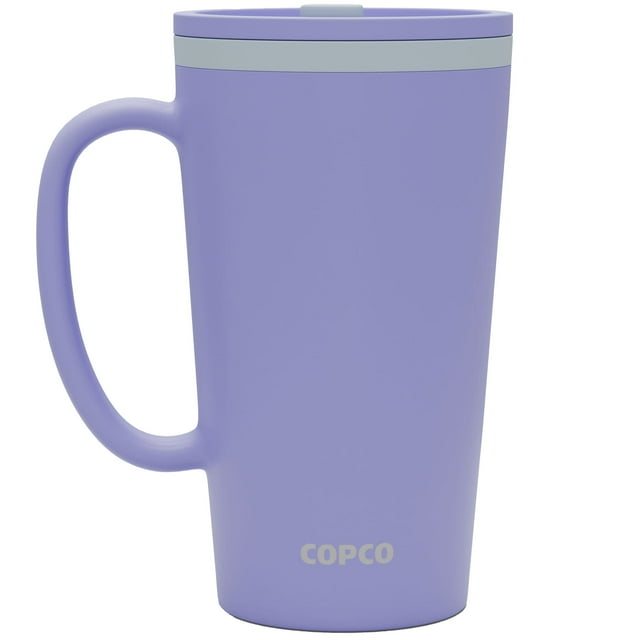 Copco Cone 16oz Insulated Travel Mug with Handle, Double Wall, Slide ...