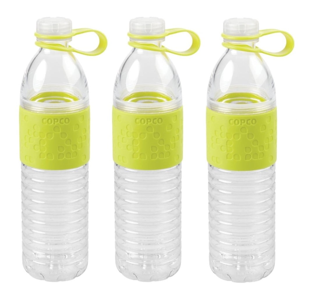 Copco Hydra Reusable Water Bottle 20 Ounce, Lime Green -3 Pack ...
